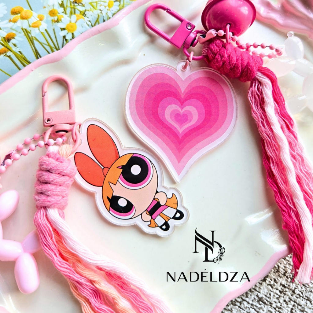 Jual Nadeldza Bag Charm Lucu Gantungan Tas Tali Powerpuff Girls Series ...