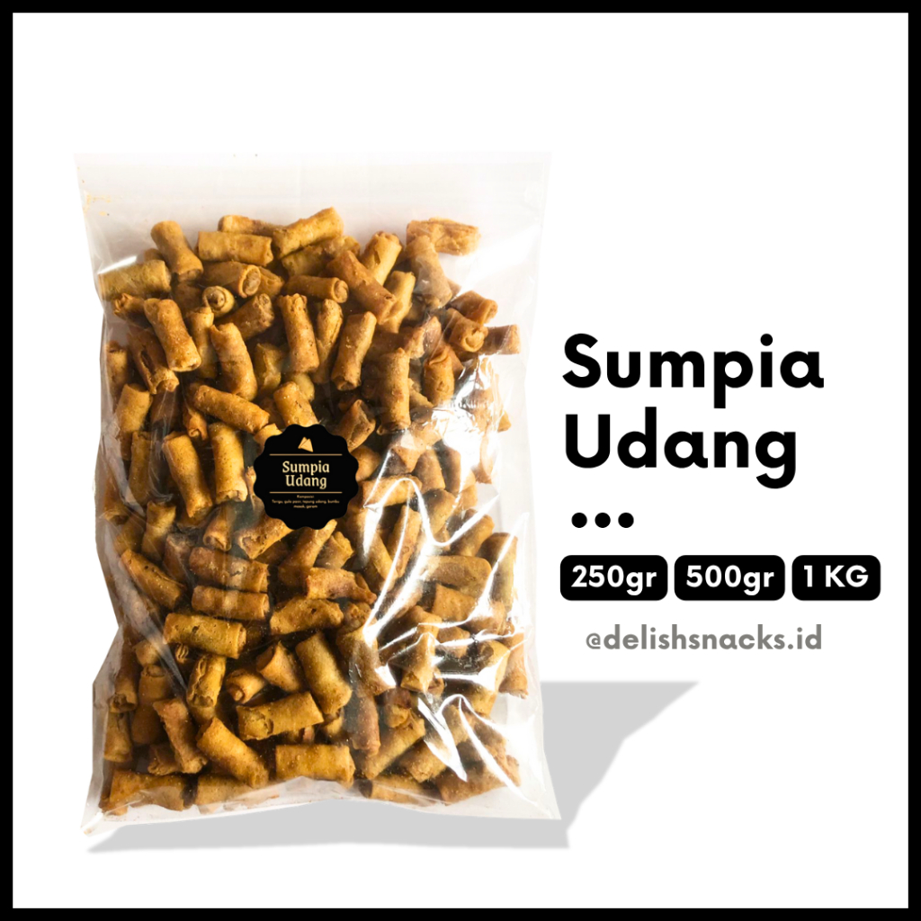 Jual [DELISH SNACKS] Sumpia Udang (Grosir) 250gr 500gr 1 KG / Snack ...