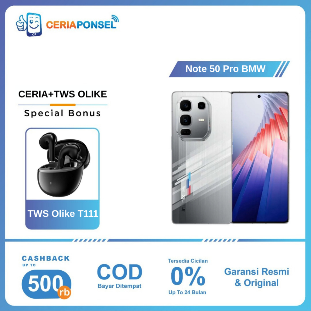 Jual Infinix Note 50 Pro 8/256GB Racing Edition BMW, MediaTek Helio ...
