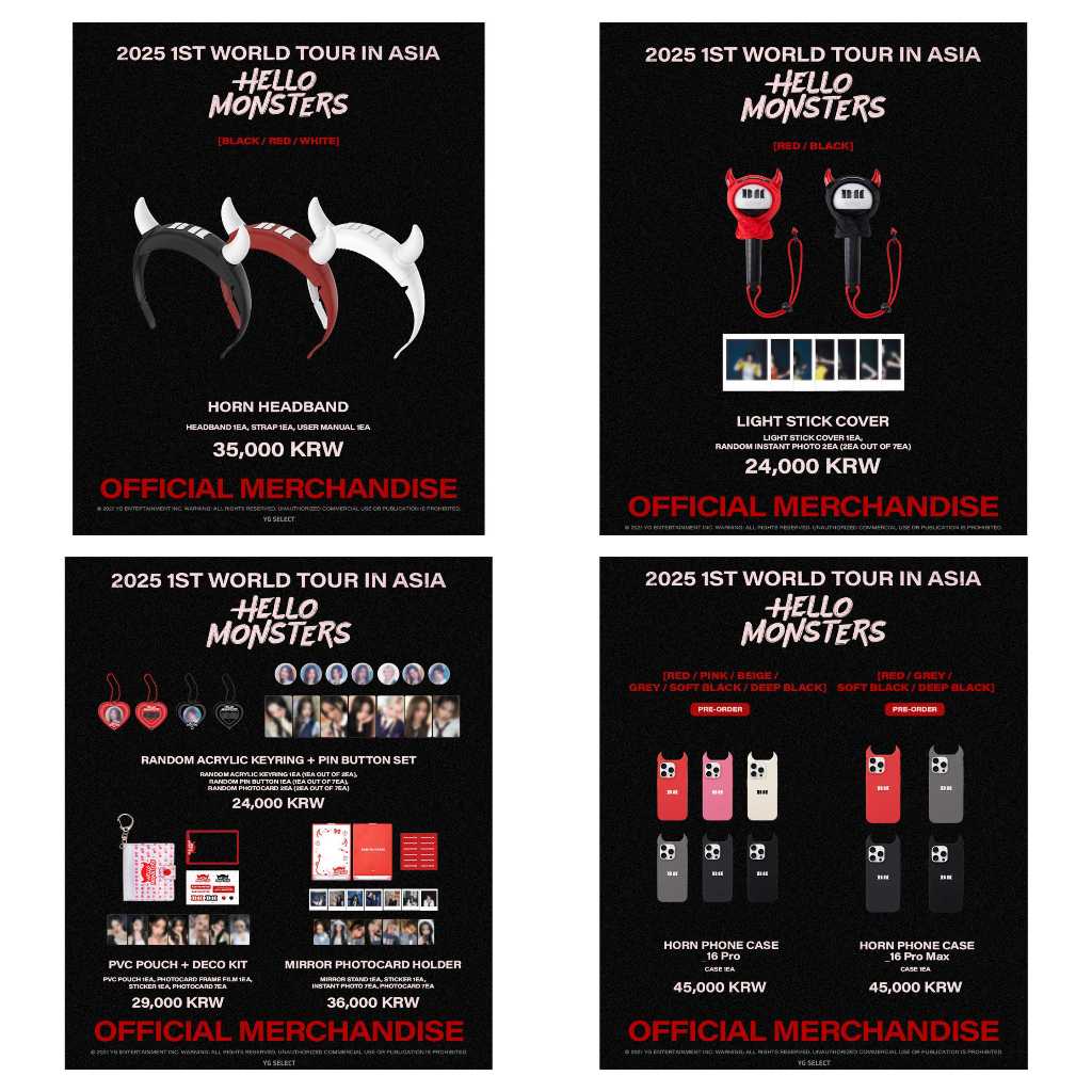 Jual 2025 BABYMONSTER 1st WORLD TOUR - HELLO MONSTERS IN ASIA MD ...