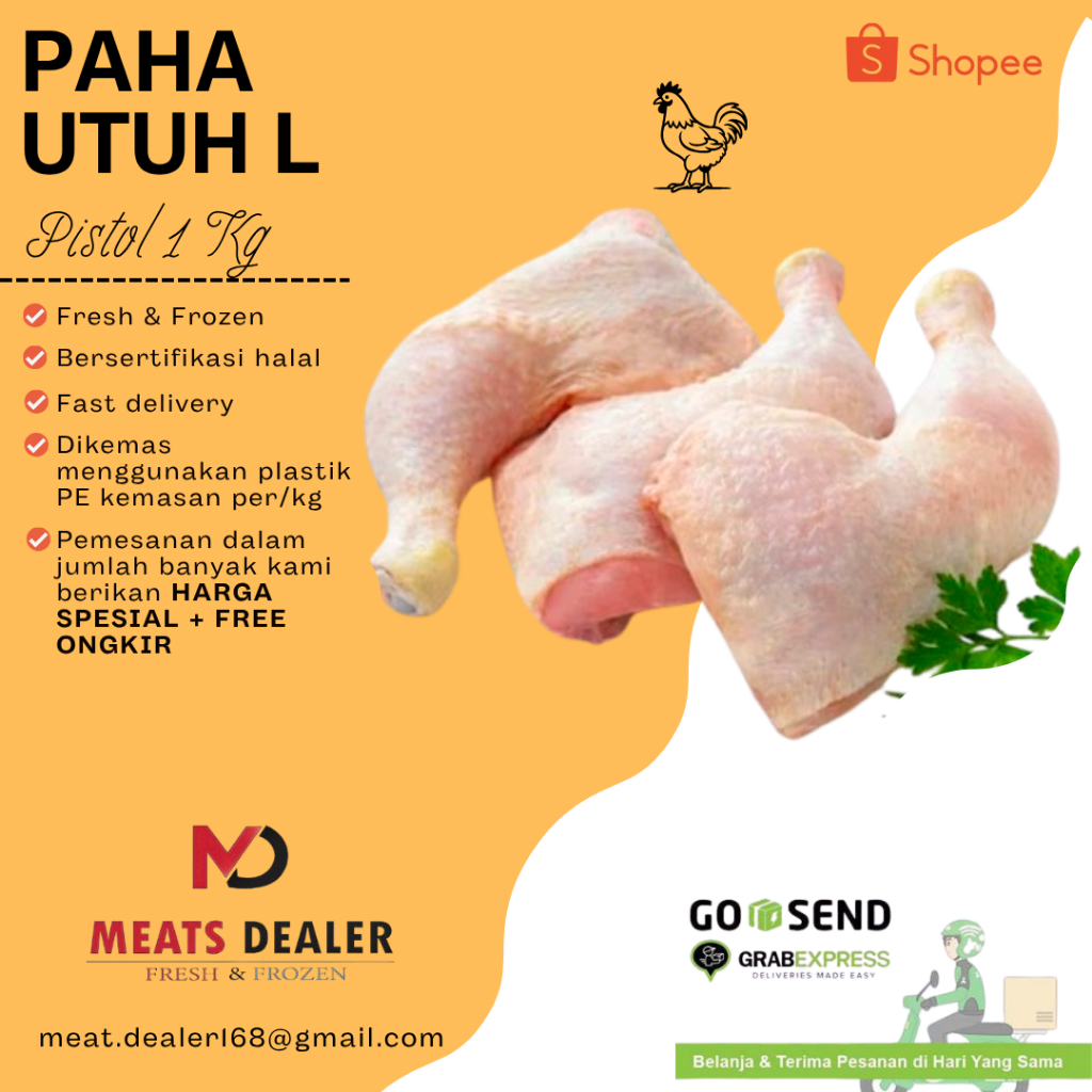 Jual Paha ayam Utuh L / Pistol / Chicken Leg ( 1 Kg ) | Shopee Indonesia