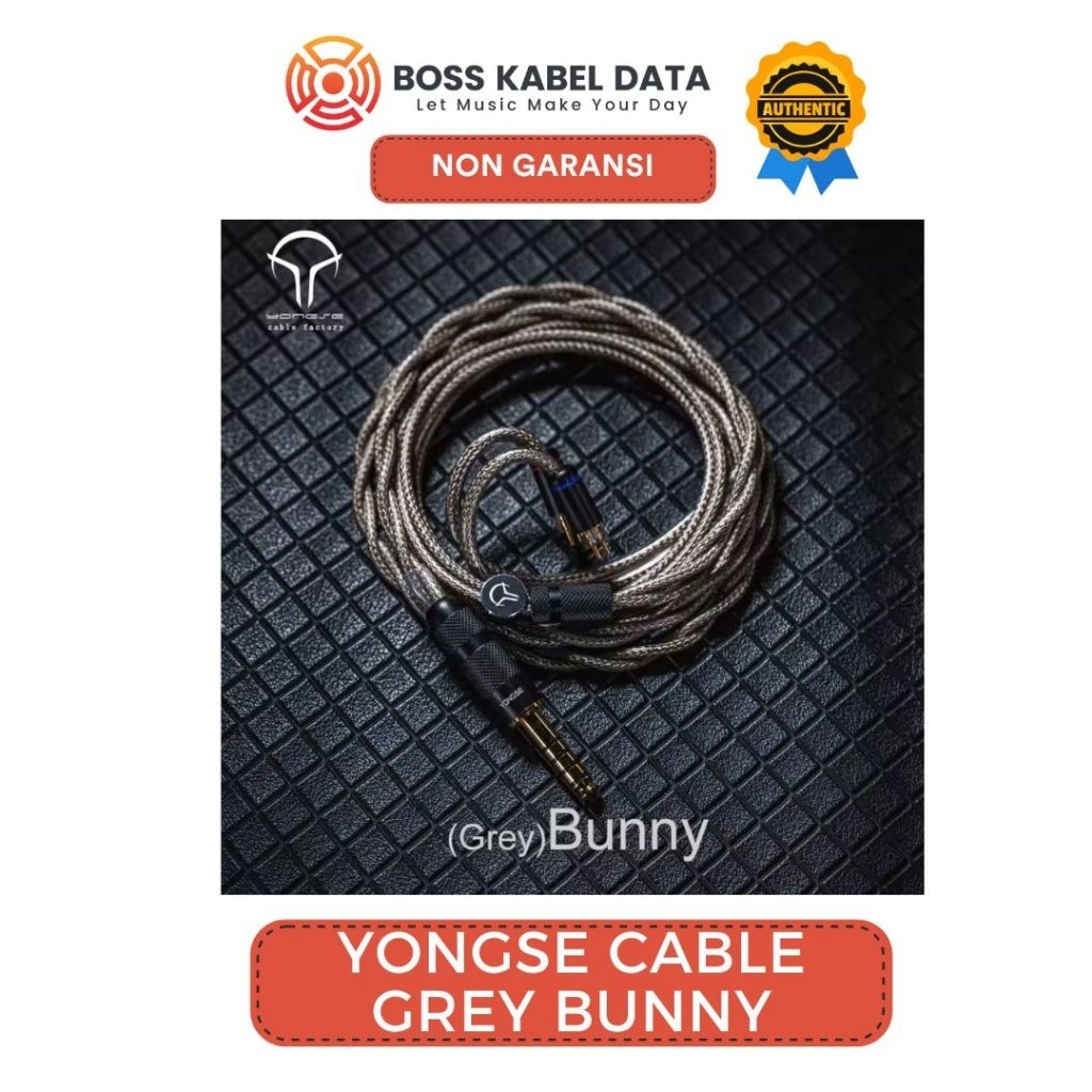 Jual Yongse Grey Bunny Single Crystal Copper + Silver-plated Single ...
