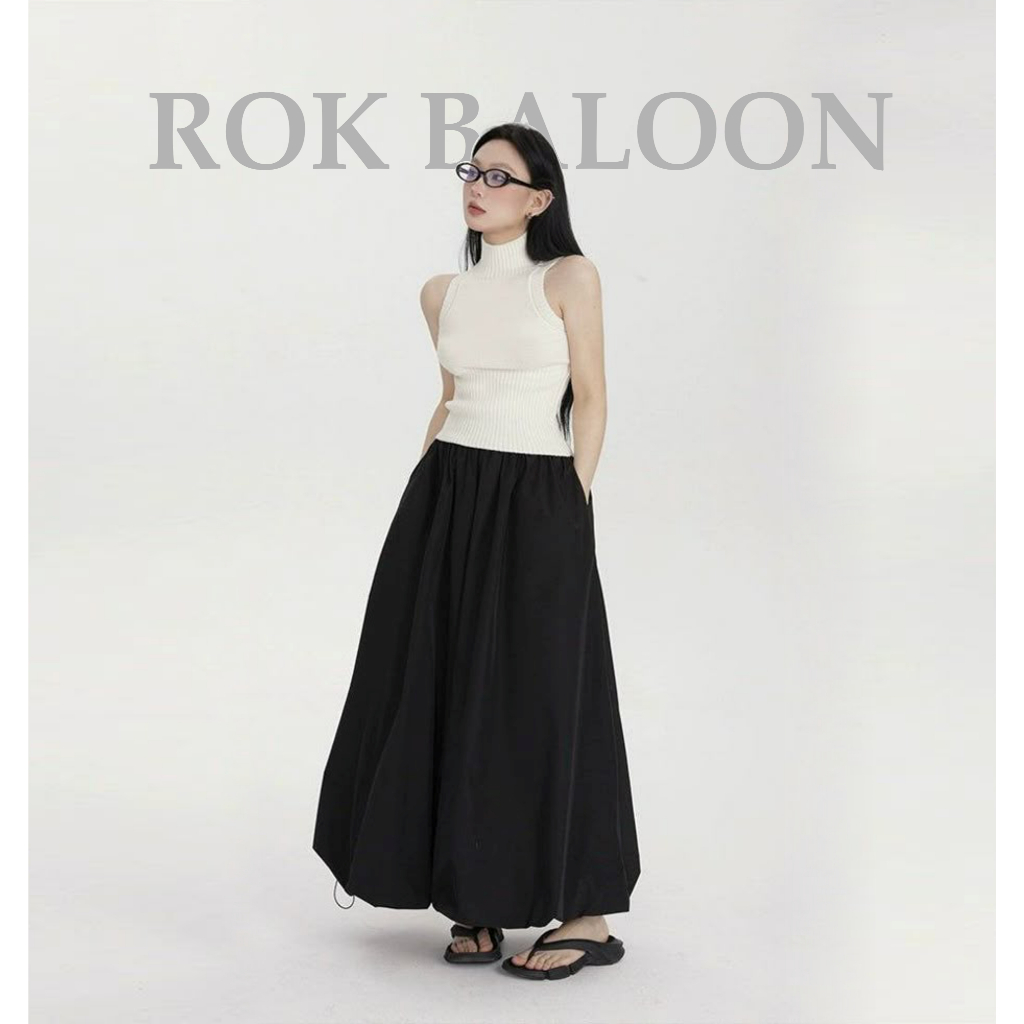 Jual SOUL.ID MAXI BALOON BALON SKIRT rok / Rok Balon / rok korean style ...