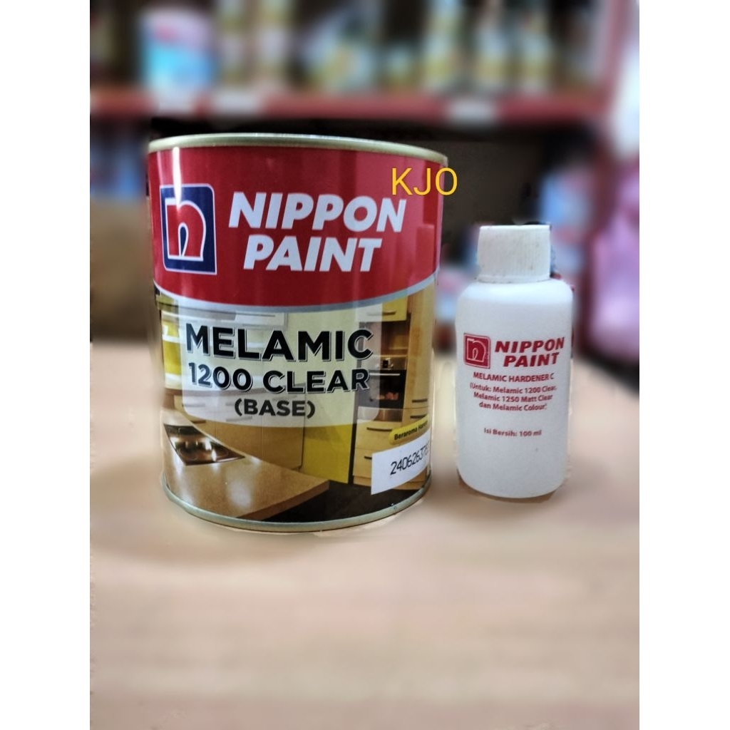 Jual [1KG] NIPPON PAINT MELAMIC CLEAR 1200 / VERNIS KAYU CLEAR GLOSS NIPPON PAINT | Shopee Indonesia
