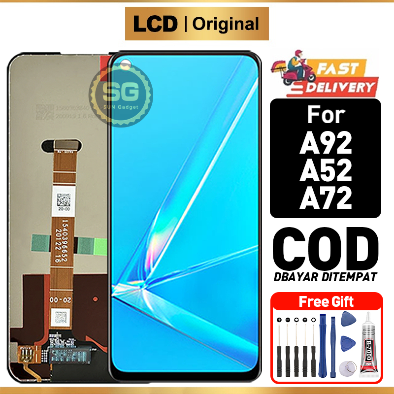 Jual LCD For OPPO A92 A52 A72 Original Full set Ori asli Touchscreen hp murah For Glass Touch ...