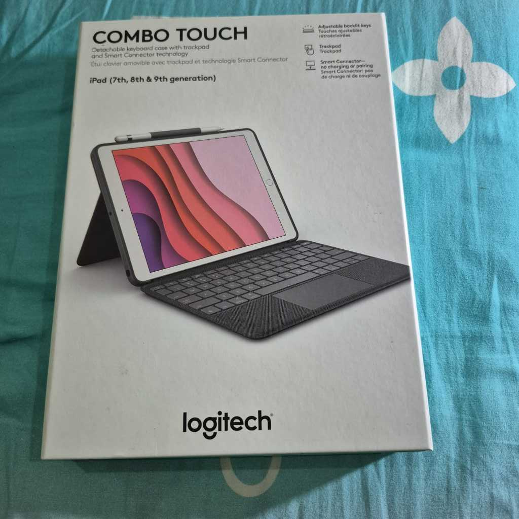 Jual Logitech Combo Touch Keyboard Trackpad for iPad 9 Gen 9th 10.2 ...
