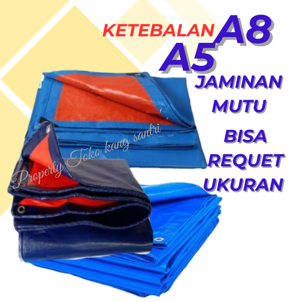 Jual TERPAL GELARAN AMPARAN BERMUTU DAN BERKWALITAS TEBAL A5 DAN A8 ...