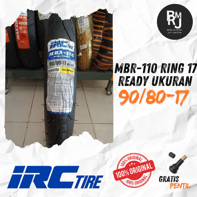 Jual BAN MOTOR Ring 17 Soft Compound IRC MBR-110 CB150R CBR150R Ninja ...