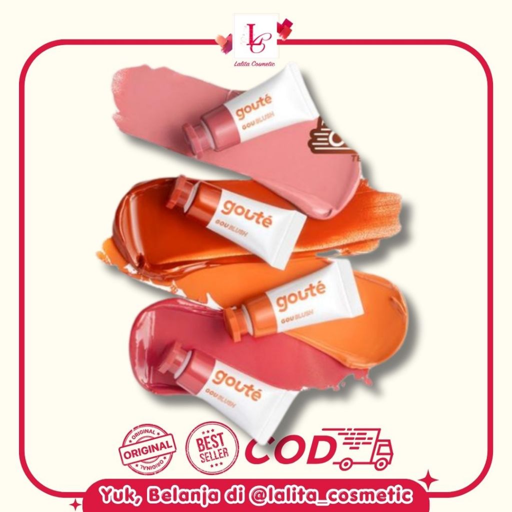 Jual Gouté Goublush - All in One Cream Blush for Blush On, Eye Shadow ...