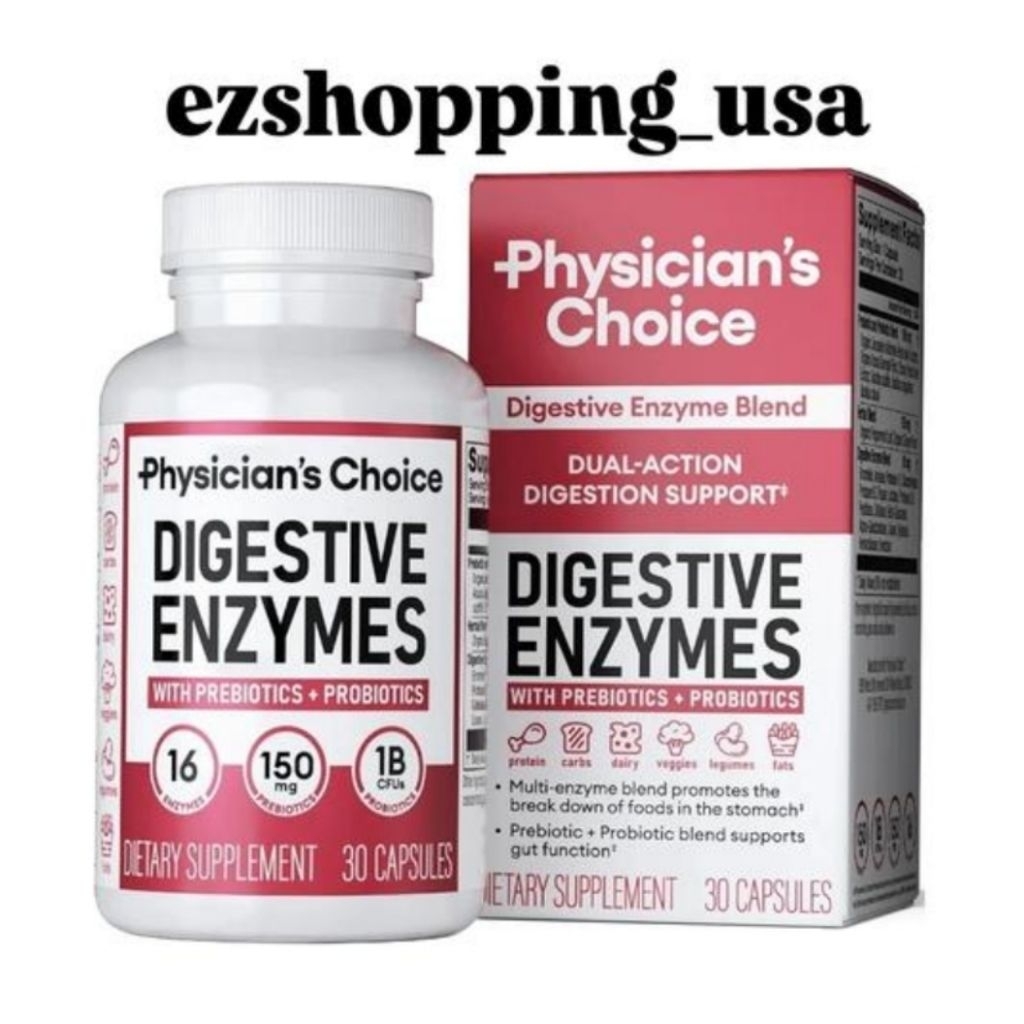 Jual physician choice digestive enzyme blend supplement digestive ...