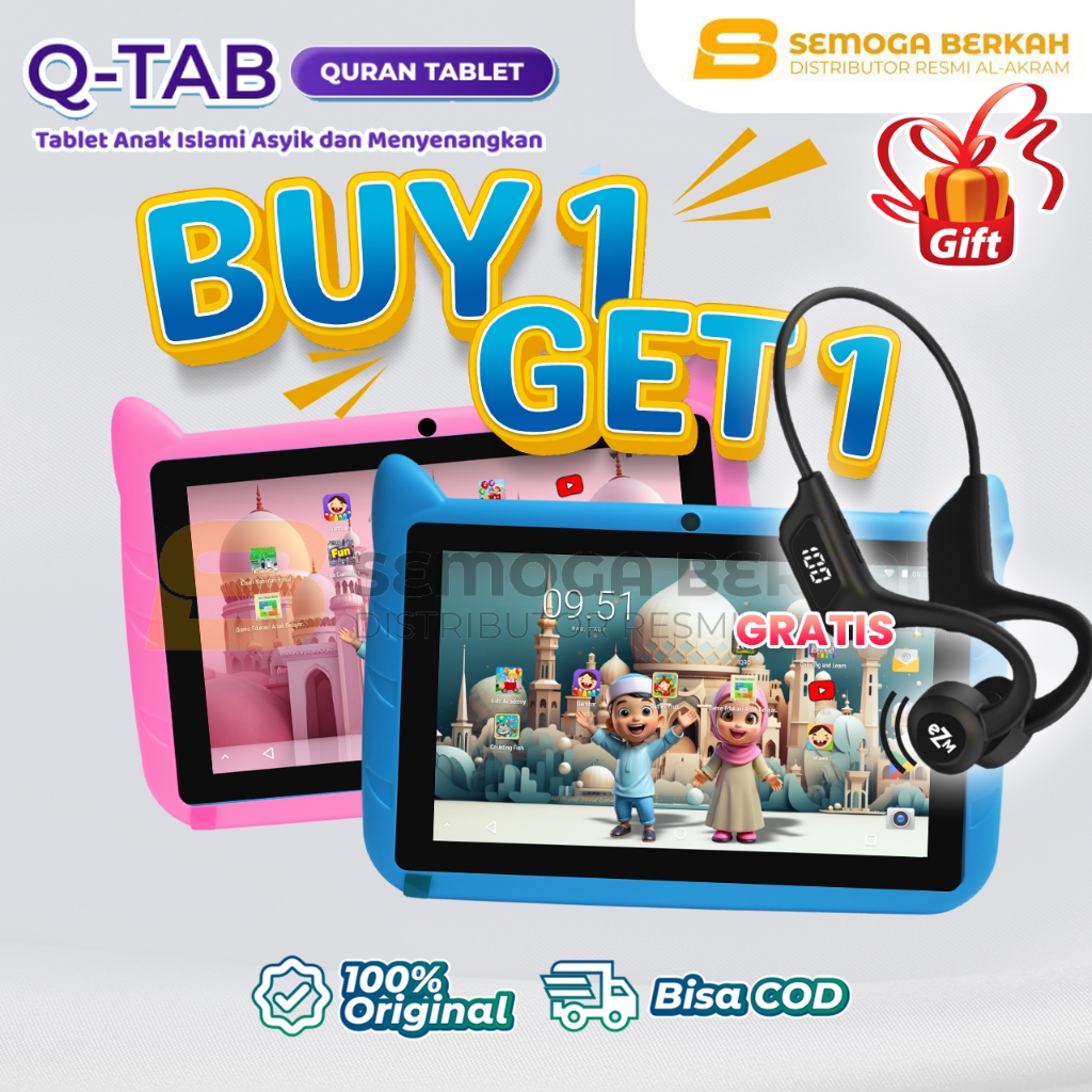 Jual [Terbaru] Q TAB AL AKRAM QURAN TAB | FREE Speaker eZm / 25 ...
