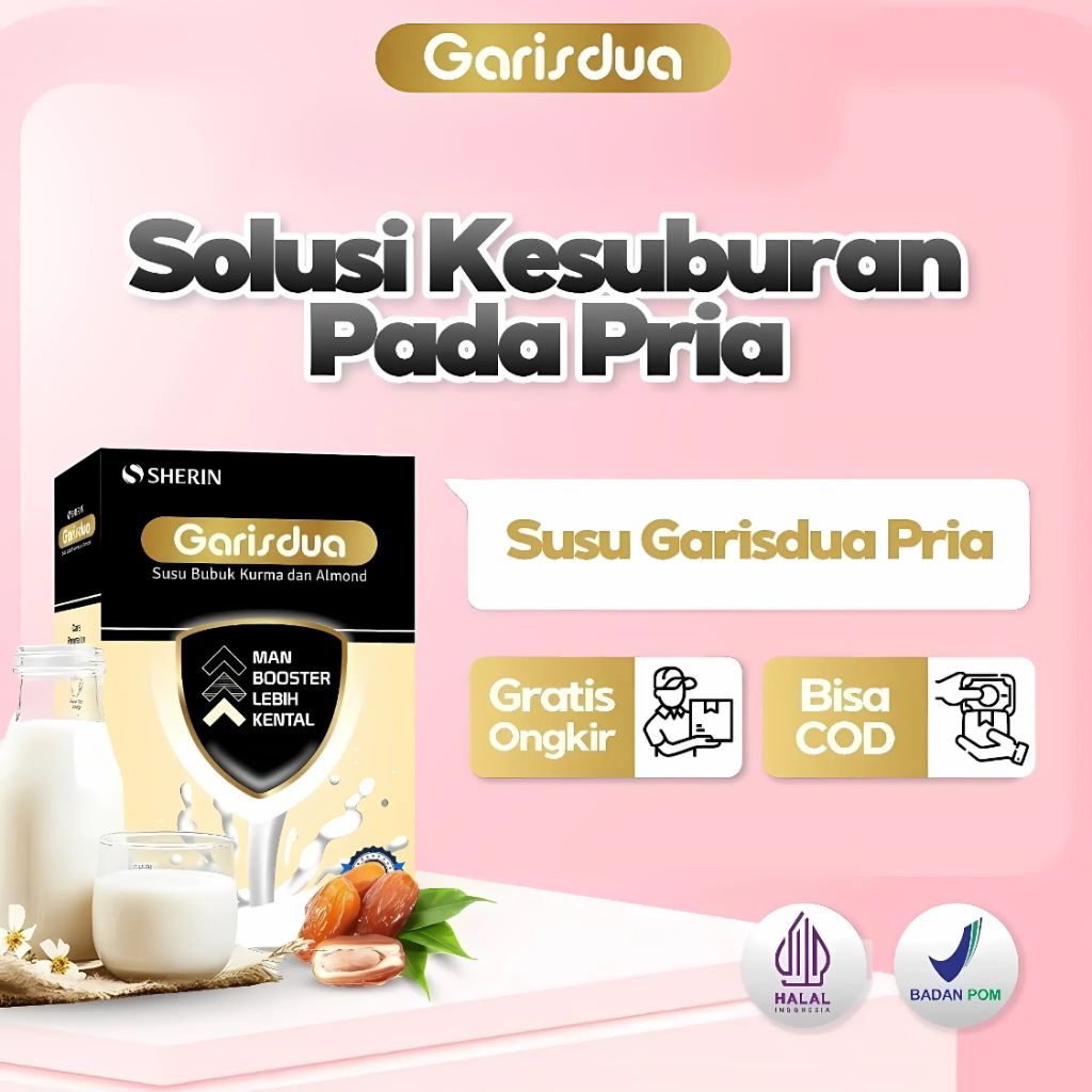 Jual Susu Garis Dua Sherin For Men Nutrisi Untuk Membantu Menyuburkan ...