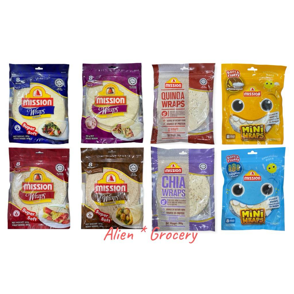 Jual Mission Wrap Super Soft Original Garlic Potato Whole Grain Quinoa ...