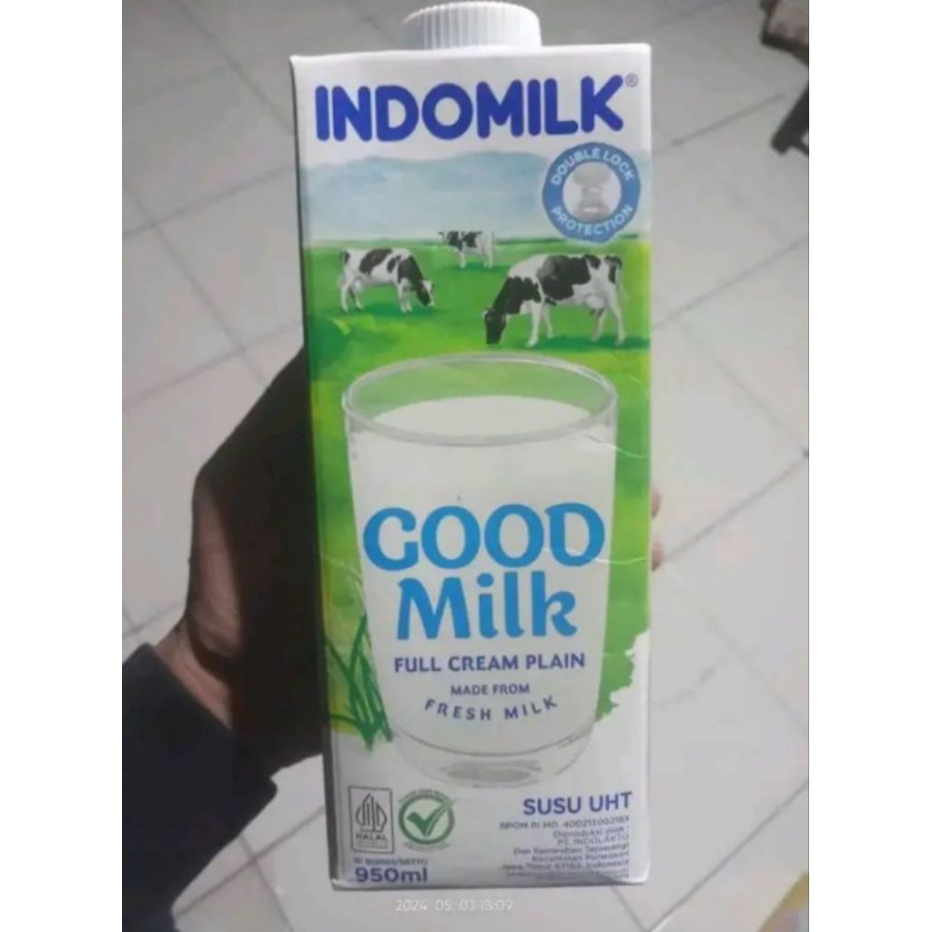 Jual Susu UHT- Indomilk UHT full cream 950ml | Shopee Indonesia