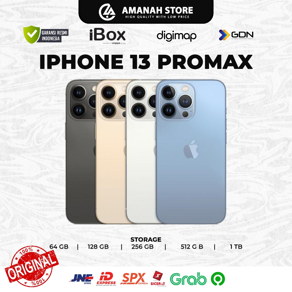 Jual (RESMI) Jual Apple iPhone 13 promax 256 GB. IBOX DIGIMAP Garansi ...