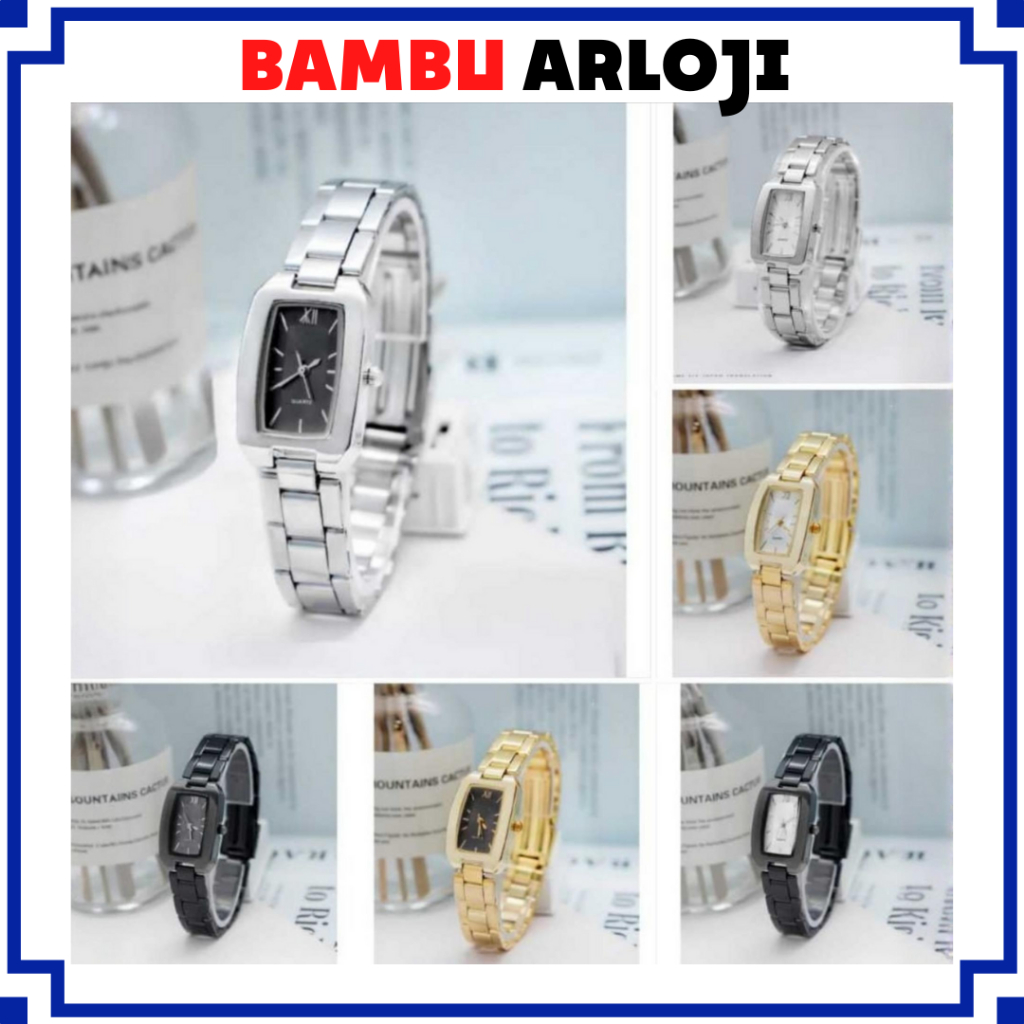 Jual BAJ JAM TANGAN WANITA MODEL RANTAI ANALOG PREMIUM COUPLE PRIA STAINLESS STEEL RM046 ...