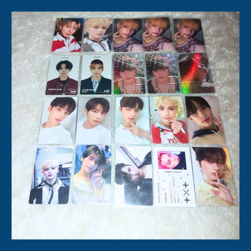 Jual TXT PHOTOCARD OFFICIAL YEONJUN TAEHYUN HUENINGKAI | Shopee Indonesia