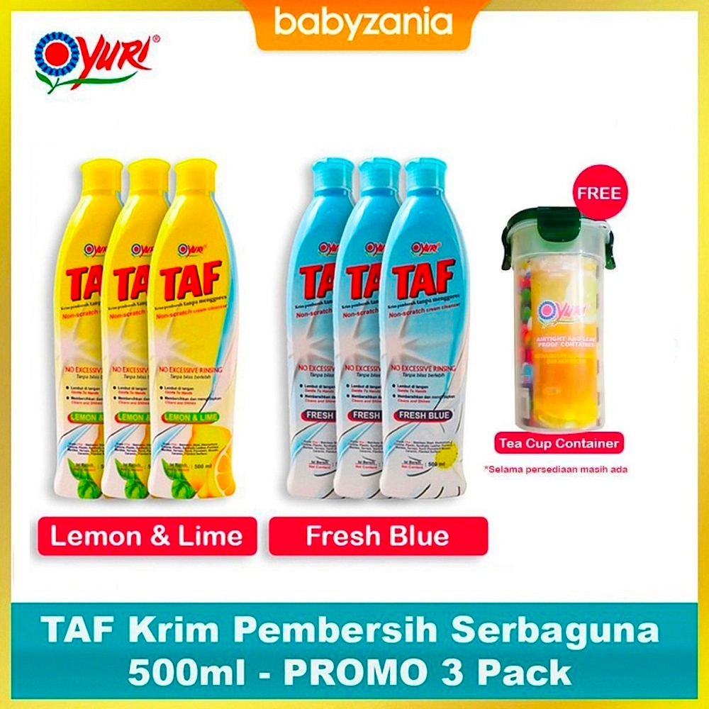 Jual Yuri TAF Krim Pembersih Serbaguna 500 ml - PROMO 3 Pack | Shopee ...