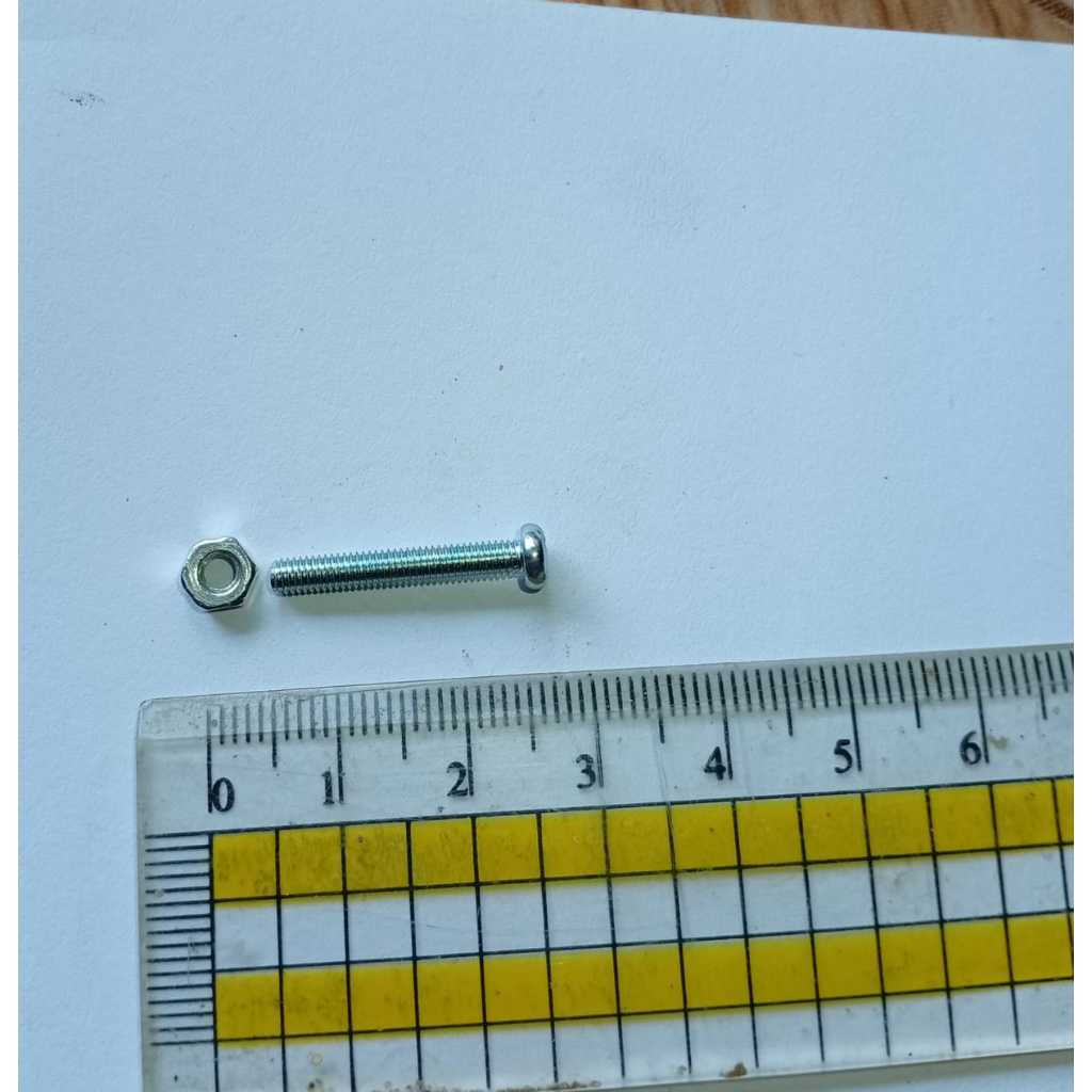 Jual BAUT 3mm x 6-10-15-20-25-30-40-50-60 mm kepala obeng ( + belimbing ...