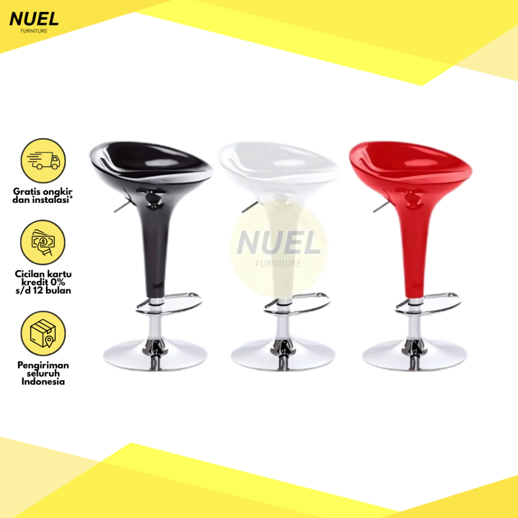 Jual NUEL Kursi Bar / Barstool / Kursi Cafe / Kursi Tinggi / Kursi Bar ...