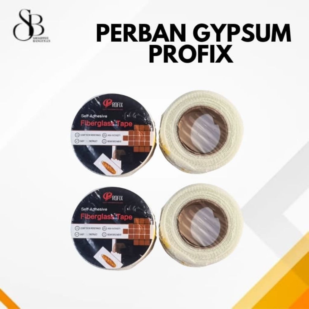 Jual Profix Isolasi Gypsum Kasa Perban Lem Asbes Lem Gypsum Fiberglass ...