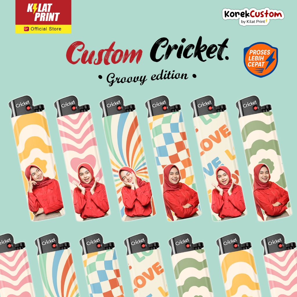 Jual Korek Custom Foto Cricket Unik Keren Goorvy Edition | Shopee Indonesia