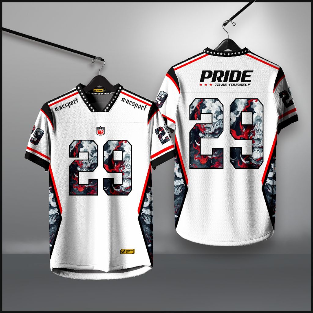 Jual Jersey Oversize Pride War 29 Warsport / Vintage / Boxy Fit / Kaos ...