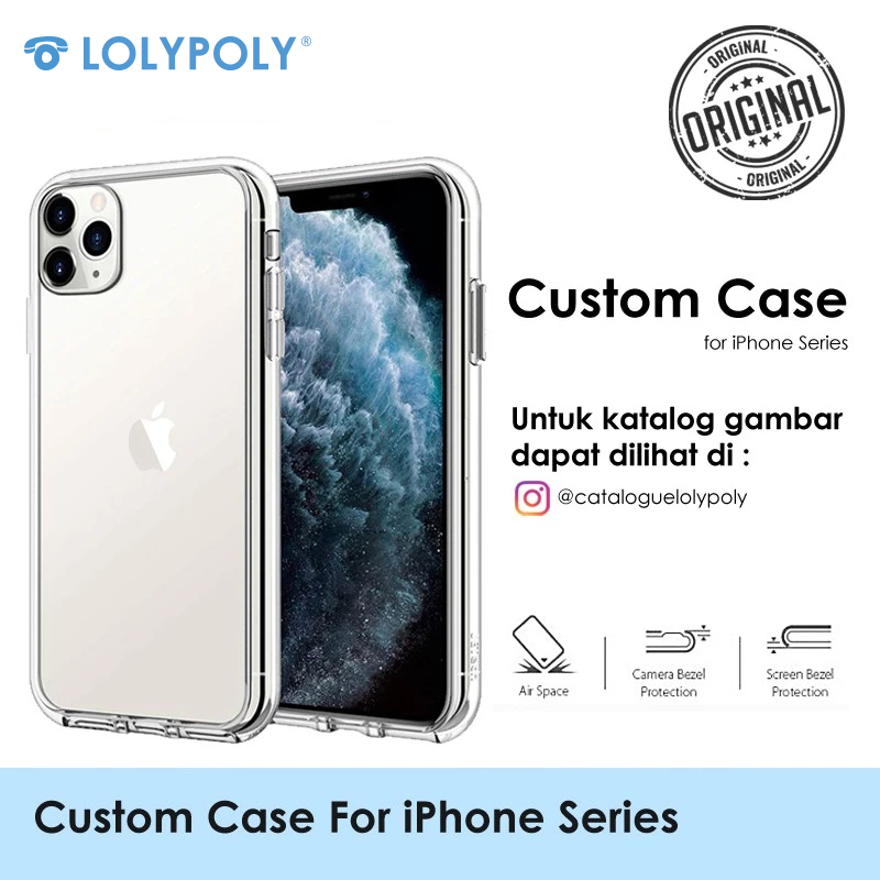 Jual LOLYPOLY Custom Case for iP Series Slim Premium Quality | Shopee ...