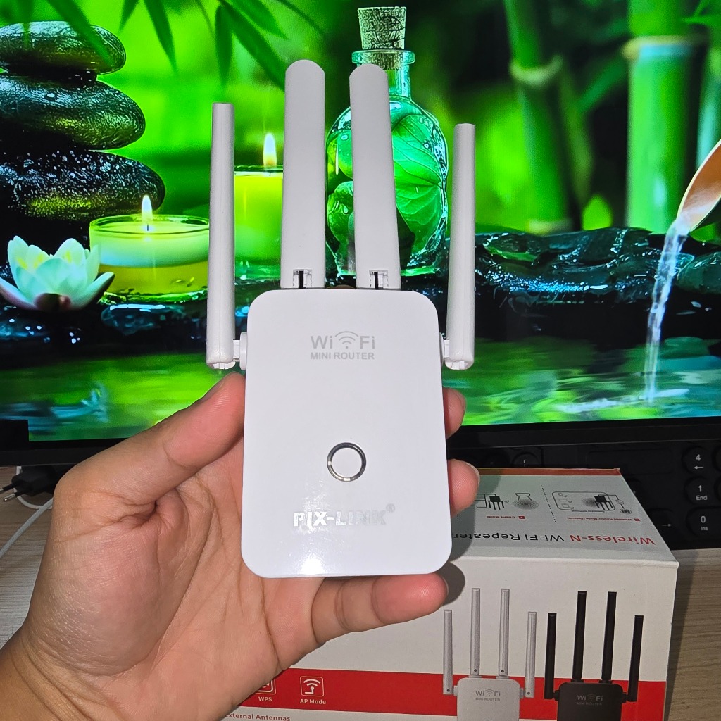 Jual [PIX-LINK] LV-WR32Q Wi-Fi Repeater/Router/AP Wireless-N Double the ...