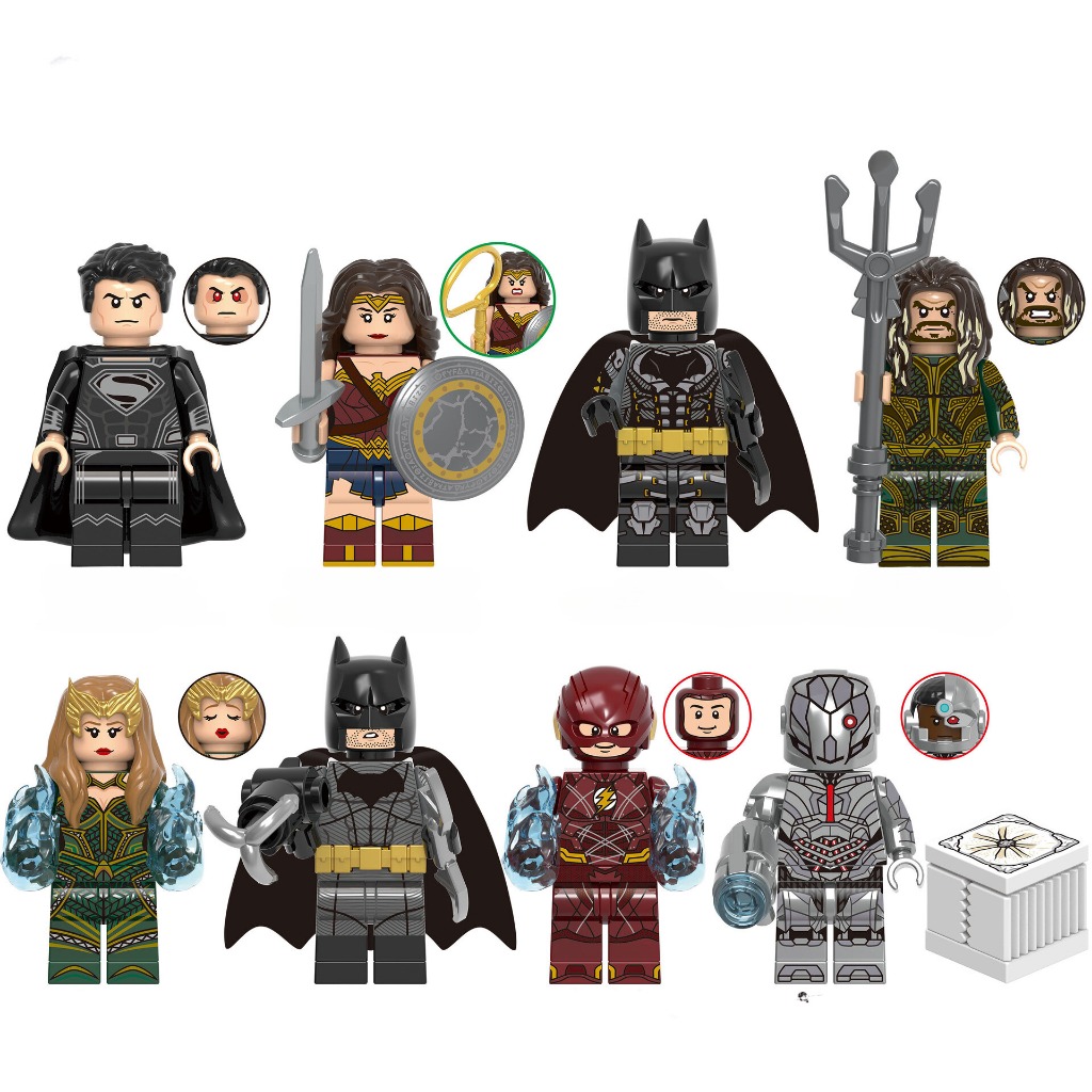 Jual Mainan Blok Balok Bongkar Pasang Susun Rakit Figure DC Superhero ...