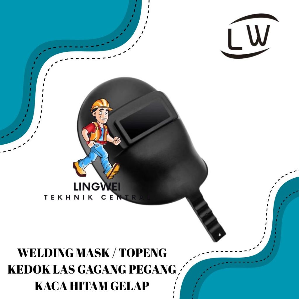Jual TOPENG LAS / KEDOK HELM LAS / HAND HELD WELDING MASK HIGH QUALITY ...