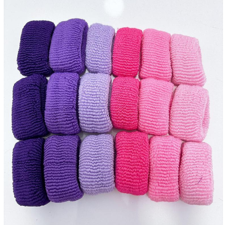 Jual IKAT RAMBUT DONAT 18PCS/ KUNCIR RAMBUT DONUTS 18 | Shopee Indonesia