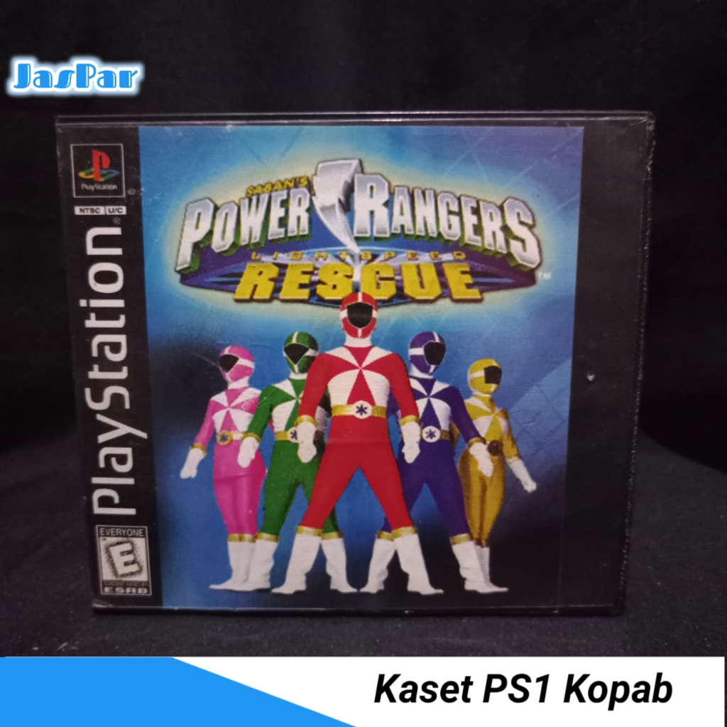 Jual Kaset PS1 Kopab Power Rangers Rescue CD Playstation Game Original ...