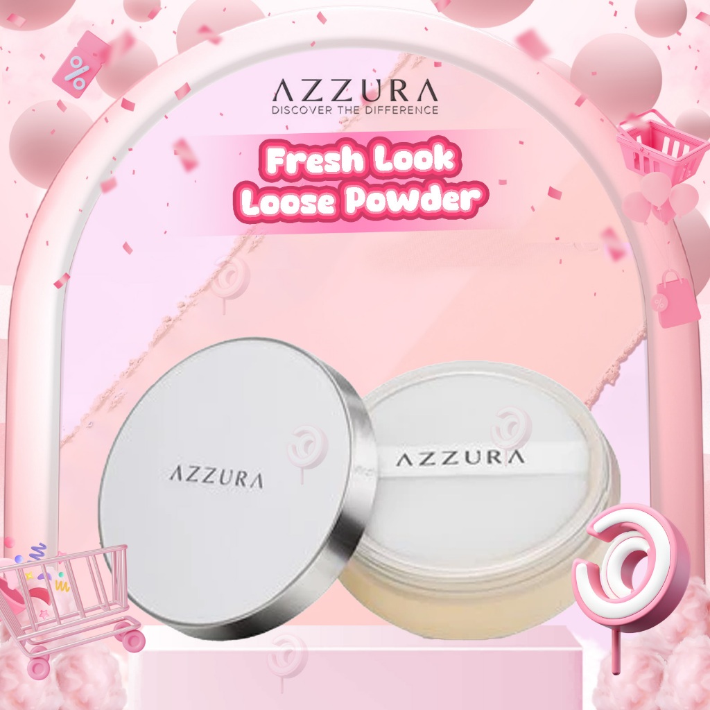 Jual AZZURA - LOOSE POWDER FRESH LOOK ( 30 g ) - Bedak Tabur Smooth ...