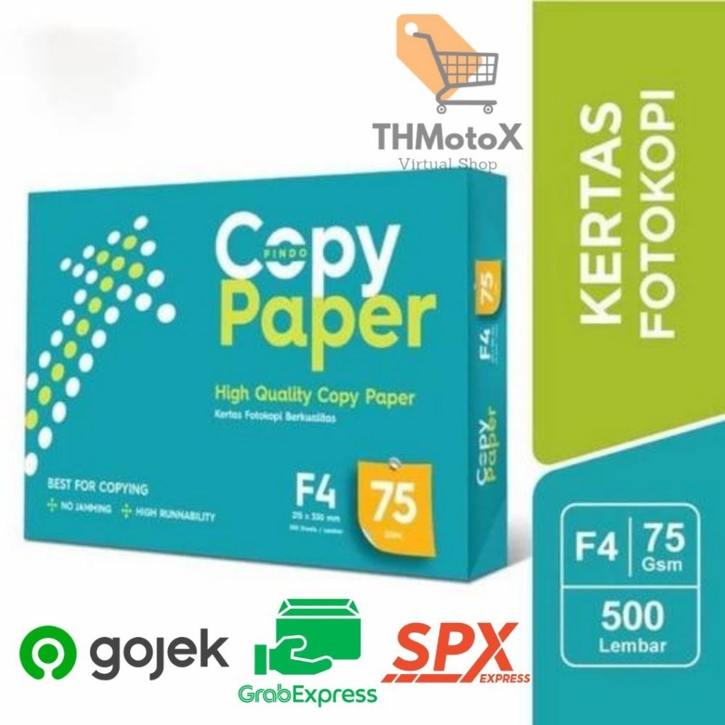 Jual INSTANT/SAMEDAY (1 Rim) Copy Paper Kertas HVS F4 75 Gram 1 Dus | Shopee Indonesia
