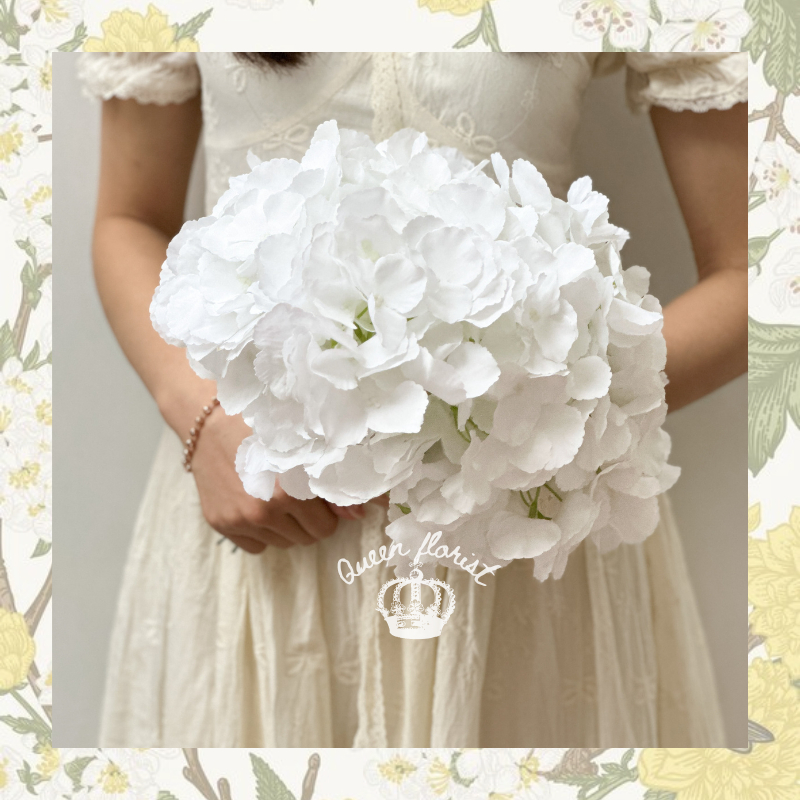 Jual 1 STEM Hydrangeas Artificial 1 Tangkai Bunga Plastik Buatan Hiasan ...