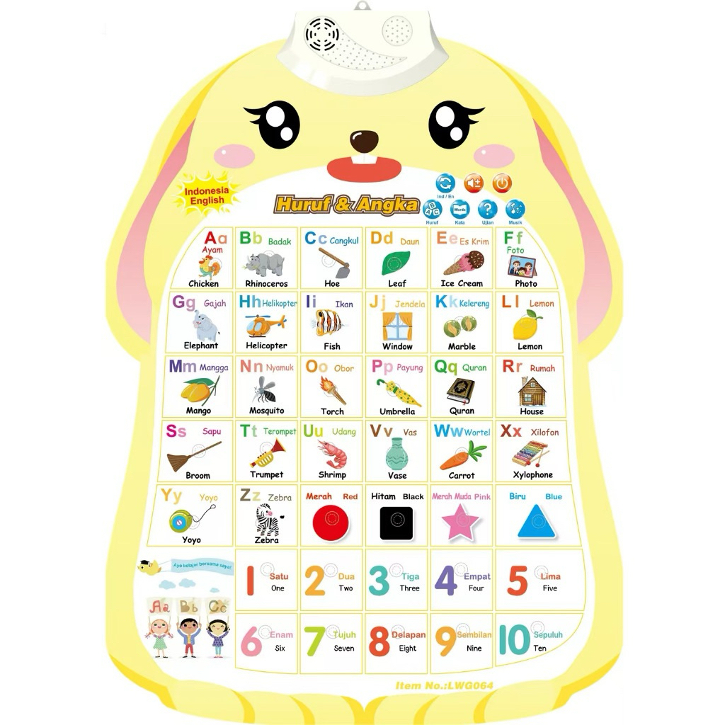 Jual Lynia Store - Poster Pendidikan Bayi Belajar Membaca & Mainan ...