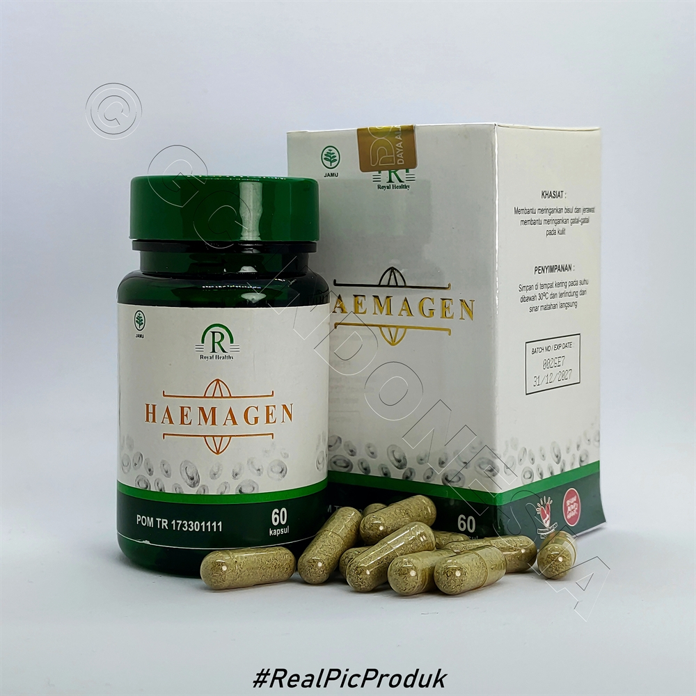 Jual HAEMAGEN® 60 Kapsul - Herbal Untuk Mengatasi Gatal & Berbagai ...