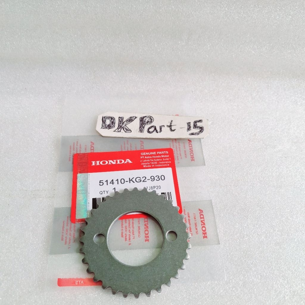 Jual Gigi sentrik KG2 plus noken as Honda Gl pro CDI Gl 100 32T ...