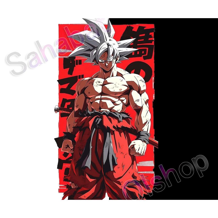 Jual [PREMIUM] Kaos Sablon Anime Dragon Ball Son Goku Dewasa Katun ...