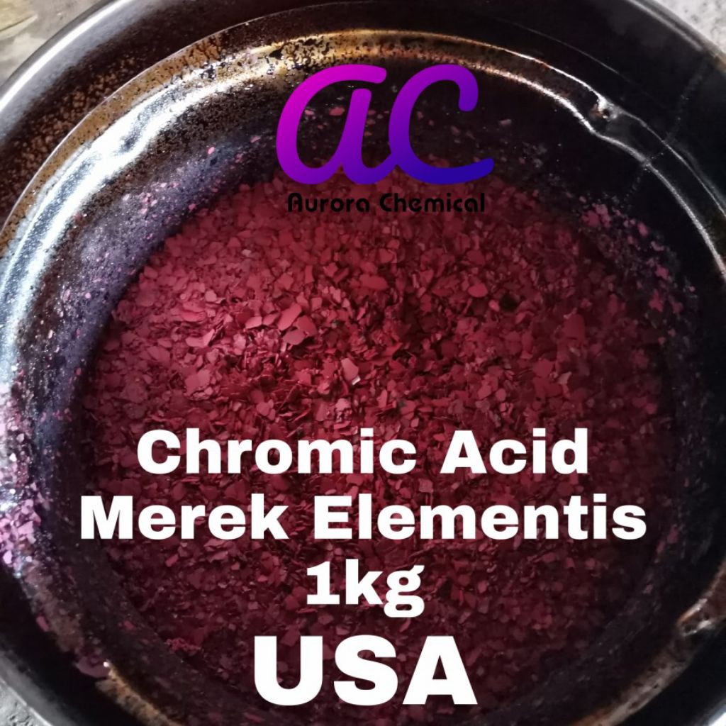 Jual chromic acid elementis 1kg usa buatan amerika kromic / bahan kroom ...