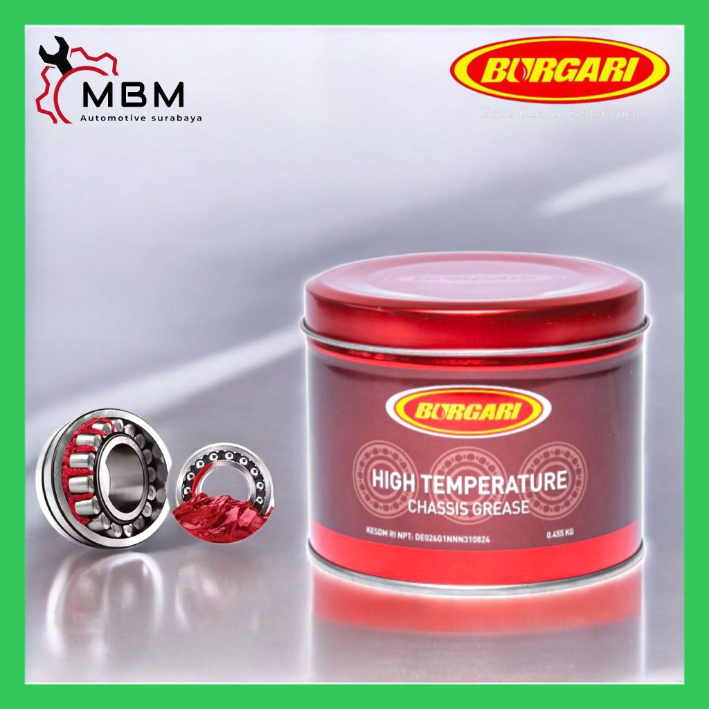 Jual Burgari High Temperature Chassis Grease Red 455gr/Pelumas Gemuk ...