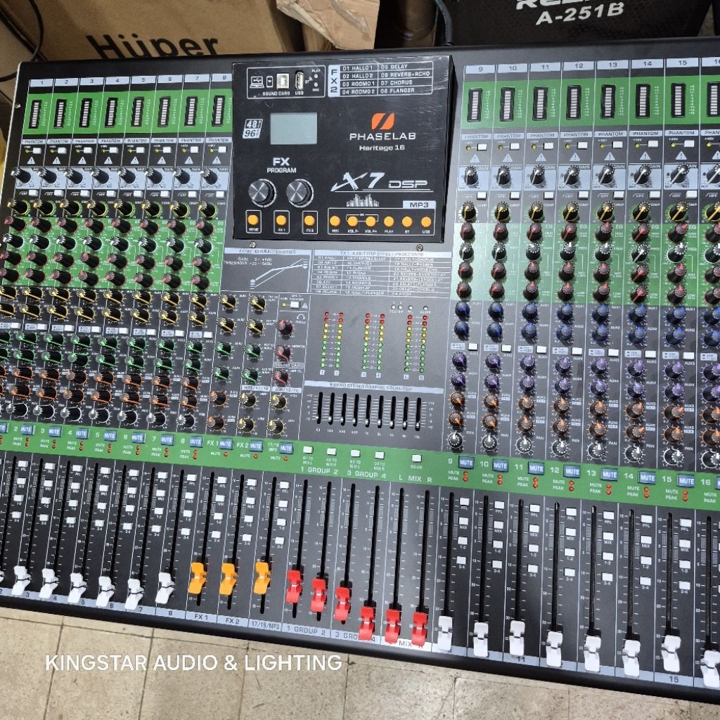 Jual Mixer Phase Lab Heritage 16 Original Channel X7 DSP FX Double ...