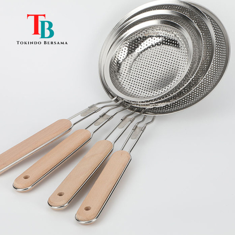 Jual Serokan Masak Gorengan Lubang Besar Tirisan Mie Frier Strainer ...