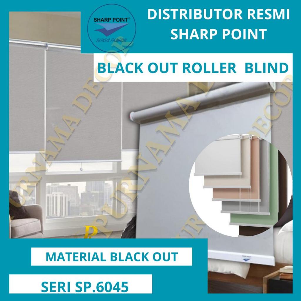 Jual Roller Blind Seri SP.6045/46 Kain Coated Blok 100% Cahaya Lebar ...