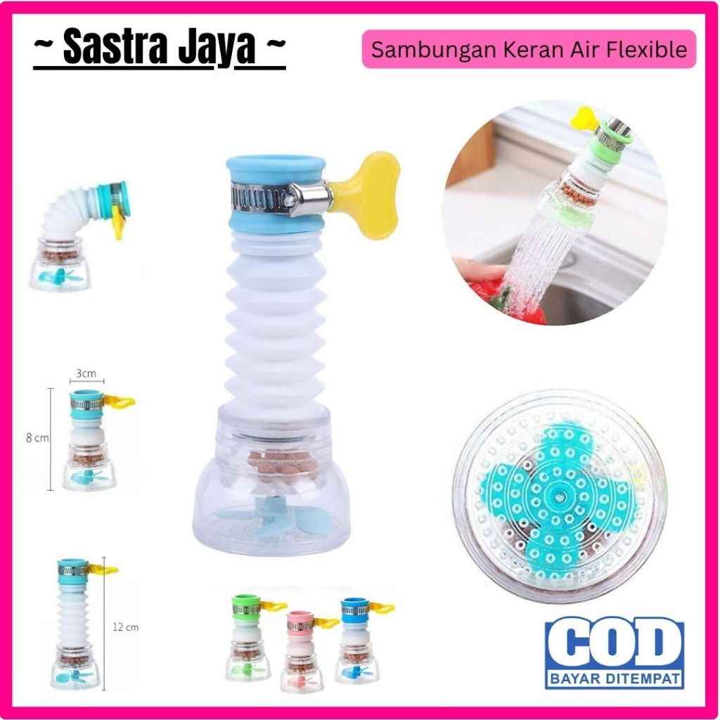 Jual SAS - Sambungan Filter Kran Air Flexible Wastafel Bak Cuci Piring ...