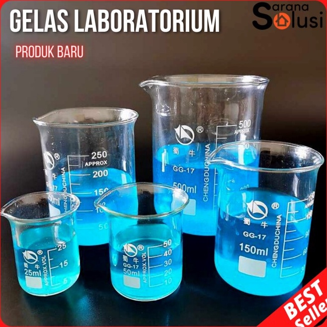 Jual Gelas Laboratorium Kaca 1 ml 25 ml 5 ml 1 ml Gelas Ukur Lab Kaca ...