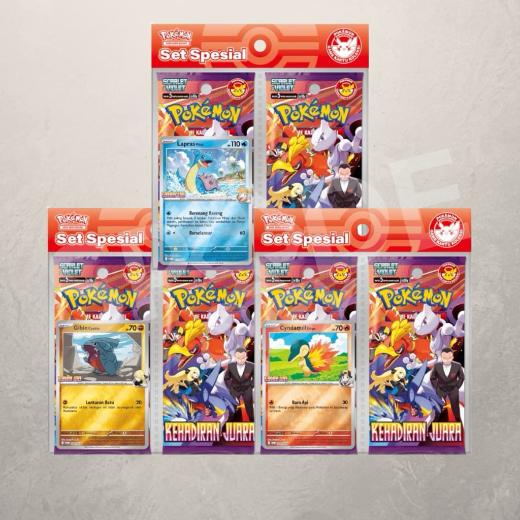 Jual Kartu Pokemon Set Special Kehadiran Juara Ikatan Takdir Kilat Rasi ...
