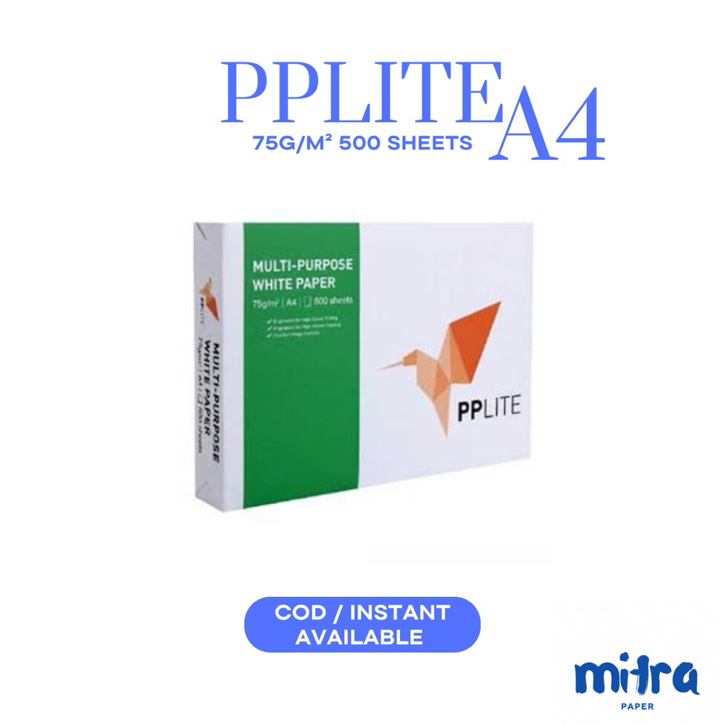 Jual PP Lite kertas HVS Print Fotocopy A4 75gsm 1 RIM 500 sheets ...