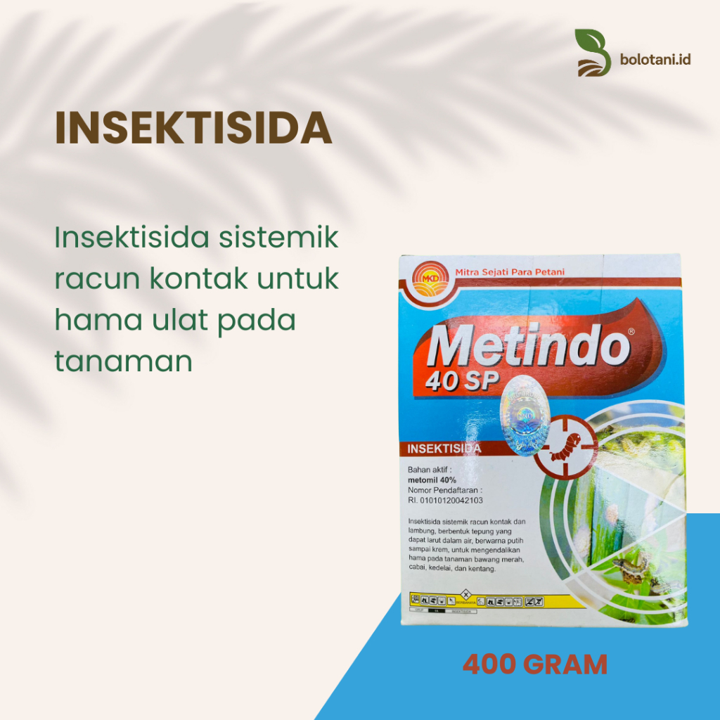 Jual INSEKTISIDA SISTEMIK METINDO 40 SP 400 GRAM | Shopee Indonesia